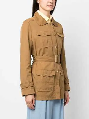 FAY Belted Fitted Jacket
