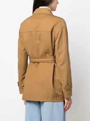 FAY Belted Fitted Jacket