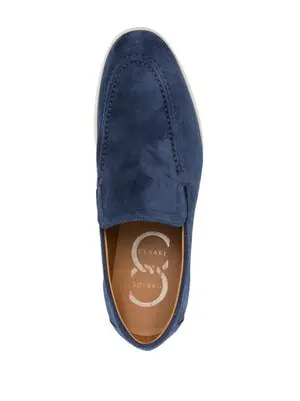 Casadei Antilope Suede Loafers