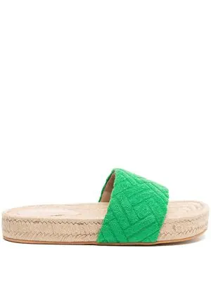 Senso Isobel Open-toe Espadrilles - Green
