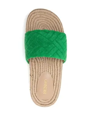 Senso Isobel Open-toe Espadrilles - Green