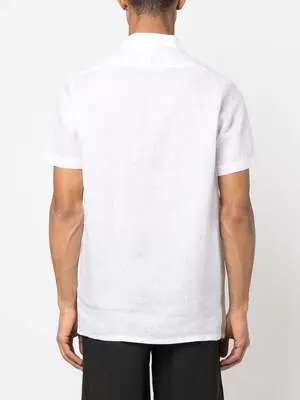 John Richmond Short-sleeve Linen Shirt