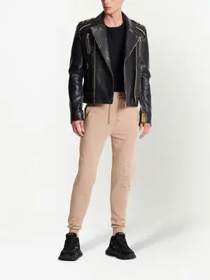 Balmain Embossed Logo Track Pants - Neutrals