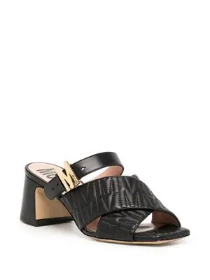 Moschino 60mm Leather Sandals