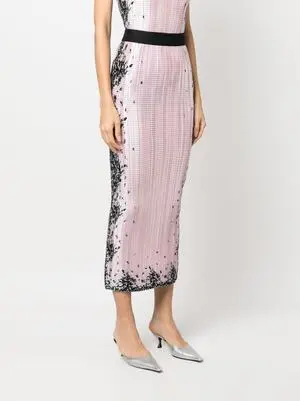 MSGM Sequin Pencil Skirt