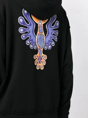 COUNTY OF MILAN Marcelo Burlon Graphic-print Hoodie