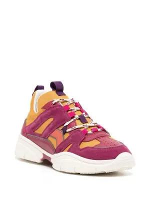 Isabel Marant Étoile Kindsay Panelled Sneakers - Purple