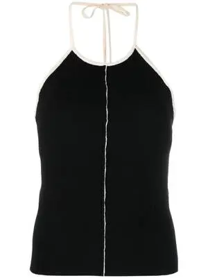 Sunnei Halterneck Knitted Top