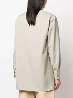 Studio Nicholson Kavali Long-sleeve Shirt - Neutrals