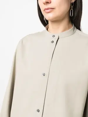 Studio Nicholson Kavali Long-sleeve Shirt - Neutrals