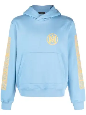 Amiri Ouija Board Logo-print Cotton Hoodie
