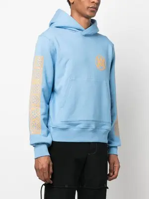 Amiri Ouija Board Logo-print Cotton Hoodie