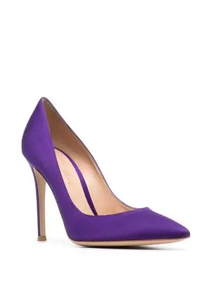 GIANVITO ROSSI 105mm Stiletto Pumps - Purple