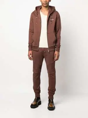 Balmain Logo-print Track Pants - Brown