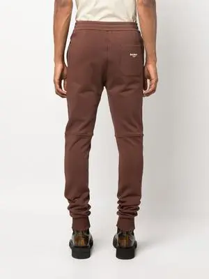 Balmain Logo-print Track Pants - Brown