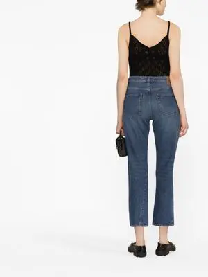 BARRIE Pointelle-knit Cashmere Top - Black
