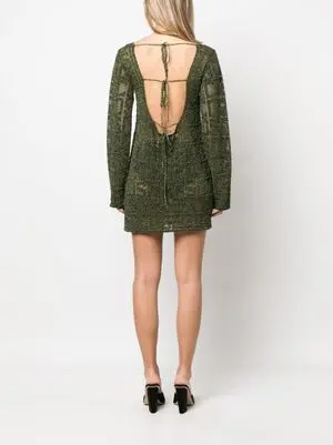 Gcds Monogram Knit Minidress