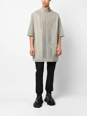 Rick Owens Semi-sheer Short-sleeve Shirt