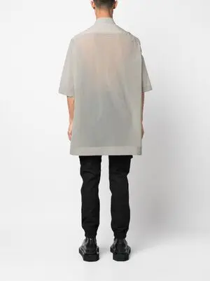 Rick Owens Semi-sheer Short-sleeve Shirt
