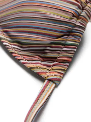 Paul Smith Striped Bikini Top