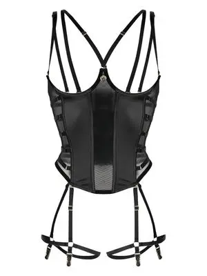 MAISON CLOSE Chambre Noire Porte-jarretelles Corset - Black