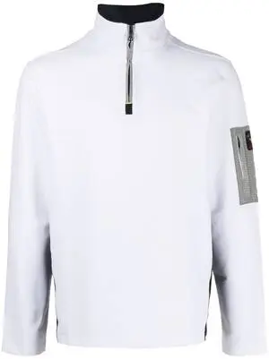 Paul & Shark Sleeve-pocket High-neck Jumper - White