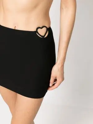 NENSI DOJAKA Heart Cut-out Mini Skirt