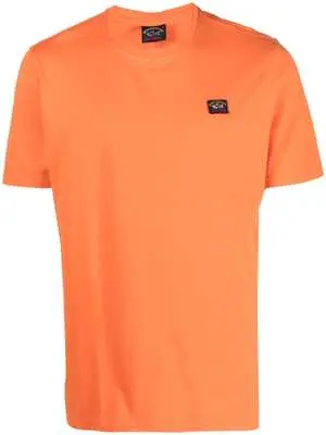 Paul & Shark Logo-patch Cotton T-shirt