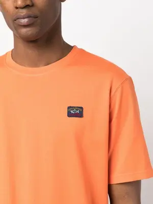Paul & Shark Logo-patch Cotton T-shirt