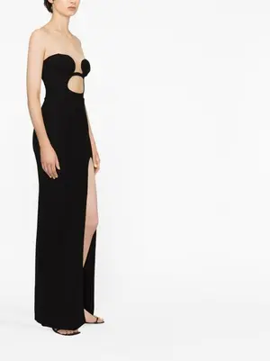 NENSI DOJAKA Cut-out Detail Strapless Dress