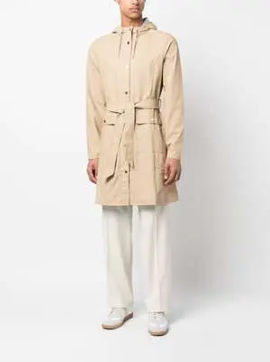Rains Belted Hooded Raincoat
