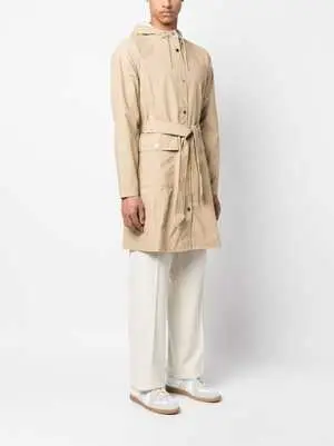 Rains Belted Hooded Raincoat