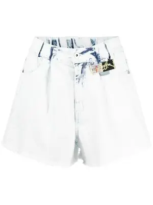 MUSIUM DIV. Frayed-edge Denim Shorts