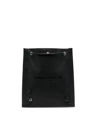 Saint Laurent Universite Flat Crossbody Bag - Black