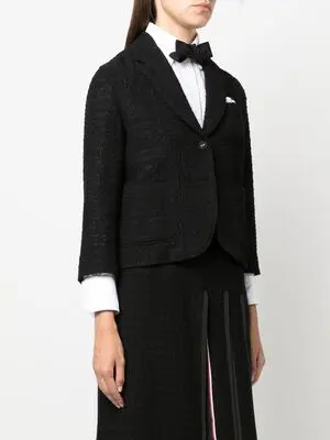 Thom Browne Cropped Tweed Jacket