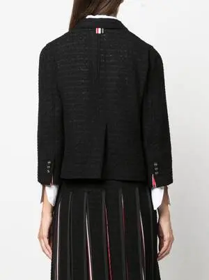 Thom Browne Cropped Tweed Jacket