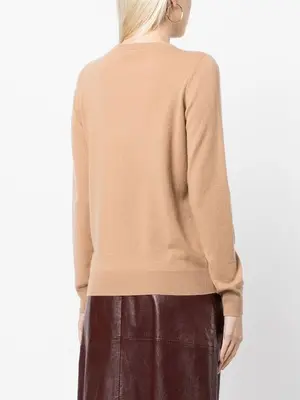 N.peal Ribbed Knit Long-sleeved Sweater