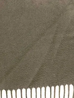 N.peal Cashmere Large Woven Scarf - Green