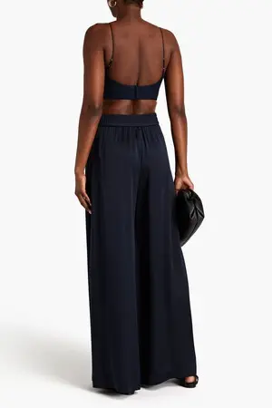 Adam Lippes Matelassé Woolblend Bra Top