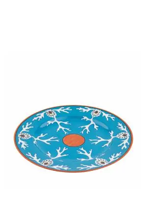 PINTO PARIS Lagon Coral-print Dinner Plate