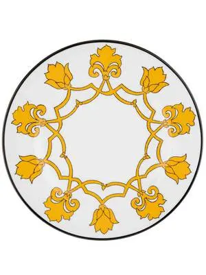 PINTO PARIS Jaipur Porcelain Dinner Plate - Yellow