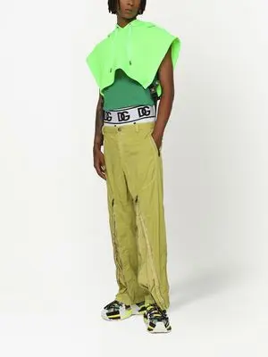 Dolce & Gabbana Logo-print Cropped Hoodie