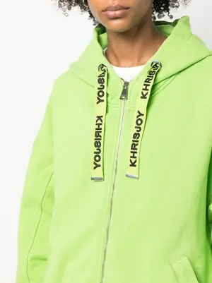 Khrisjoy Oversized Zip-up Hoodie