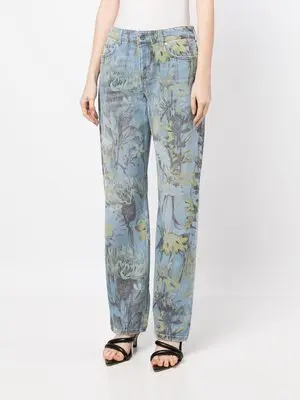 Stella McCartney Rewild Flora Denim Trousers
