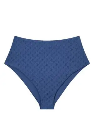 JIMMY CHOO Suma Monogram Bikini Bottoms - Blue