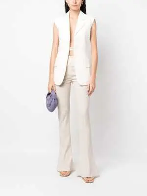 Victoria Beckham Two-tone Sleeveless Jacket