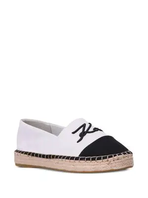 Karl Lagerfeld Logo-embroidered Espadrilles