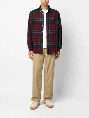 PRESIDENT’S Mid-rise Wide-leg Trousers
