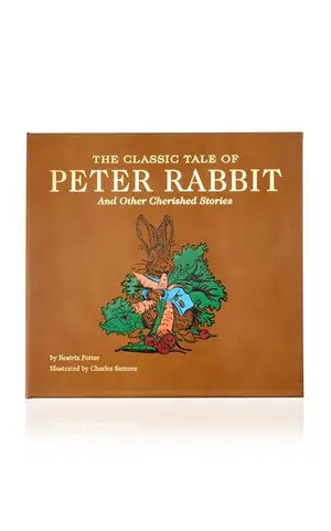 GRAPHIC IMAGE The Classic Tale Of Peter Rabbit Leather Hardcover Book - Brown