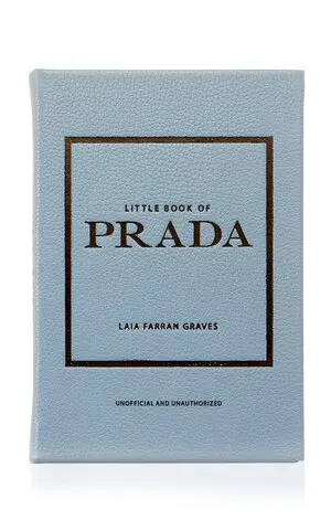 GRAPHIC IMAGE Little Book Of Prada Leather Hardcover Book - Blue
